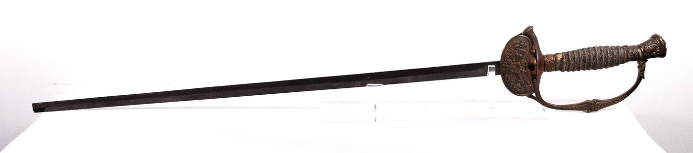 1860 Civil War Staff & Field Officer's Sword Clamshell