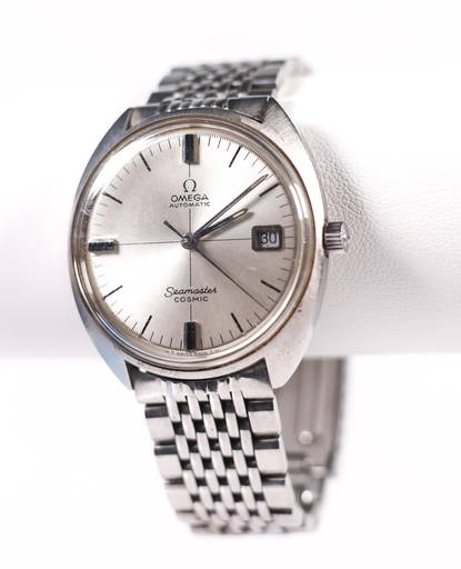 Omega Seamaster Silver Dial Men's Watch, 36mm