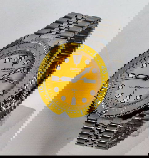 Seiko Stainless Steel Diver Automatic Watch, 44mm