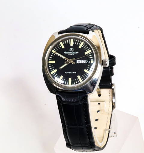 Jaeger Lecoultre Black Dial Automatic Watch, 36mm