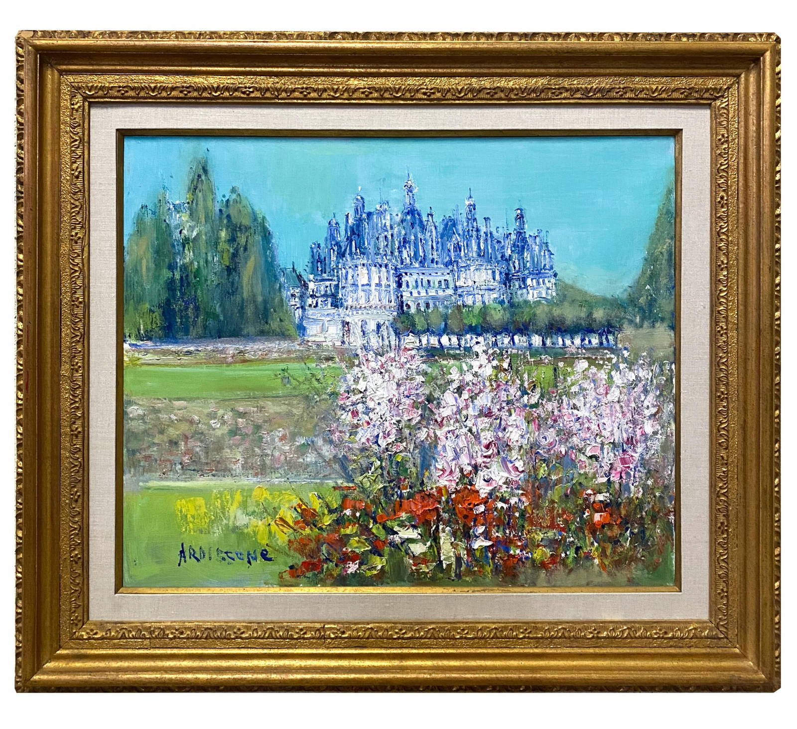 Chateau De Chambord By Yolande Ardissone Auction