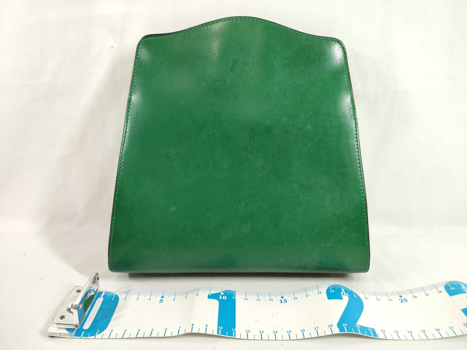 Alfred Dunhill Vintage Green Leather Turn-lock Shoulder Bag Auction