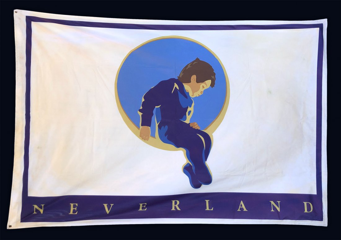 Michael Jackson Neverland Valley Ranch Flag
