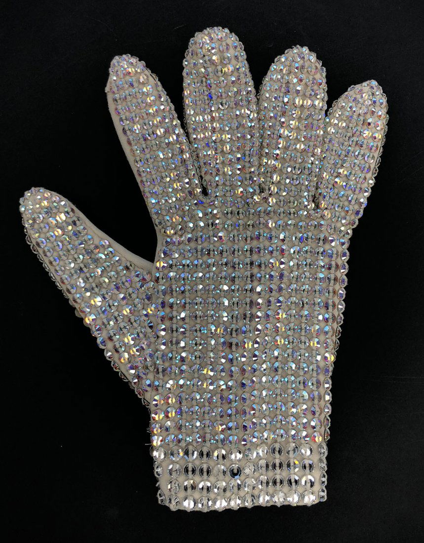 Michael Jackson White Crystal Glove