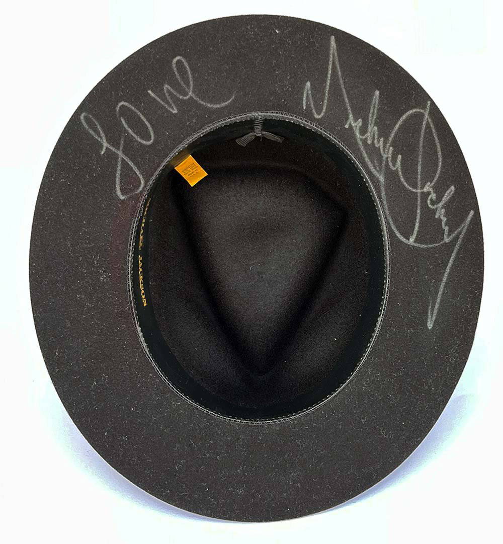 Michael Jackson Signed Black Fedora Auction