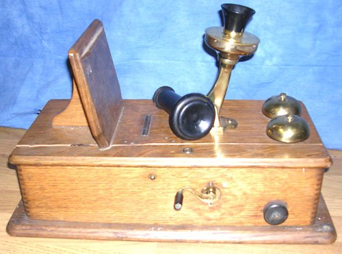 Antique Spirit Of St. Loius Wall Telephone