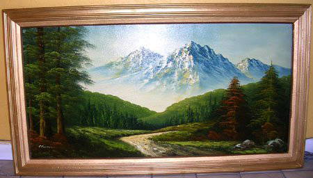 Landscape By Listed Artist Jerush Montez