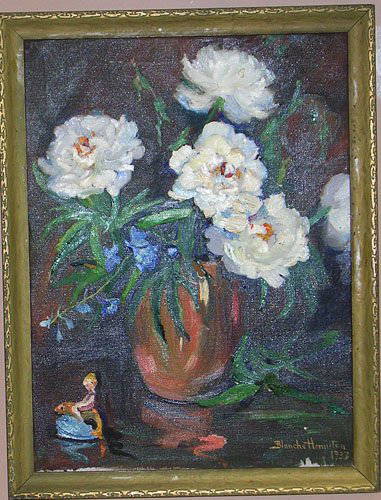 Oil On Canvas By Listed Artist Blanche Hamilton
