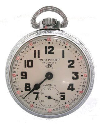 1067: Silver West Pointer 17J Swiss Pocket Watch Railro - Mar 12, 2006 ...
