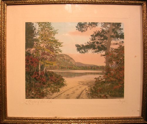 52000: Hand Colored Charles Sawyer Pictorial circa 1930