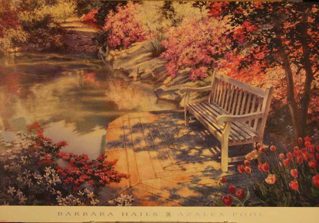 Azalea Pool By Barbara Hails