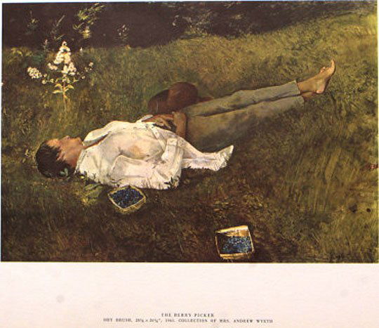 The Berry Picker By Andrew Wyeth