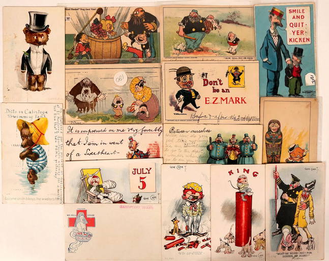 Comic Characters Postcards (14) (111562)