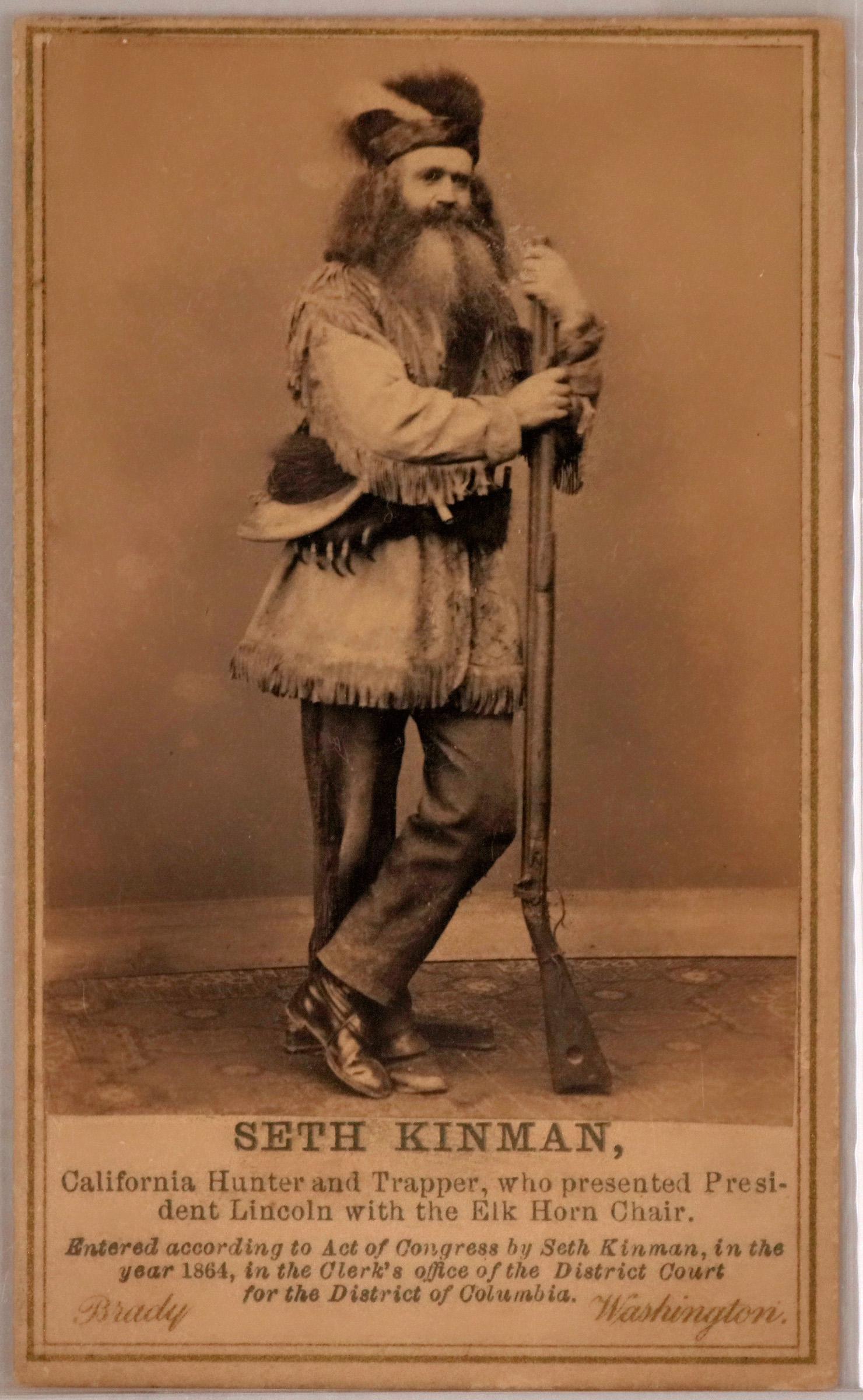 Seth Kinman Presidential Commemorative CDV Photo - Jun 25, 2020 ...