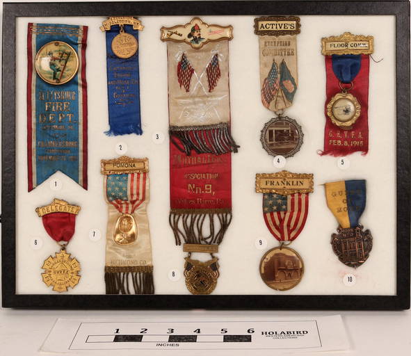 Fire Convention Ribbons For Pennsylvania & N.y. (10)