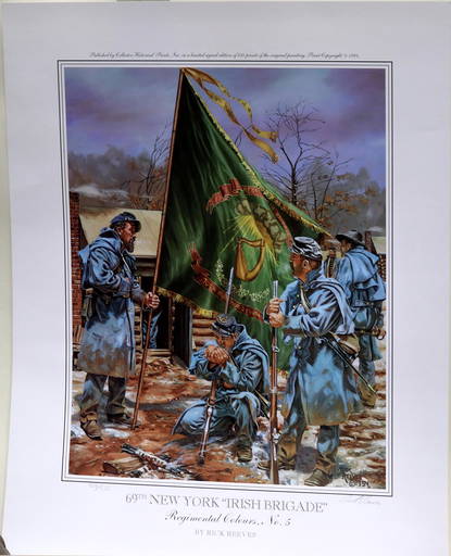 69th New York Regiment Signed, Numbered Print By Reeves