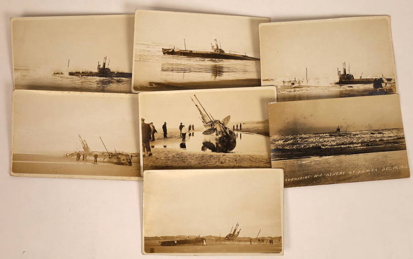 Submarine Runs Aground Postcards At Samoa, Humboldt