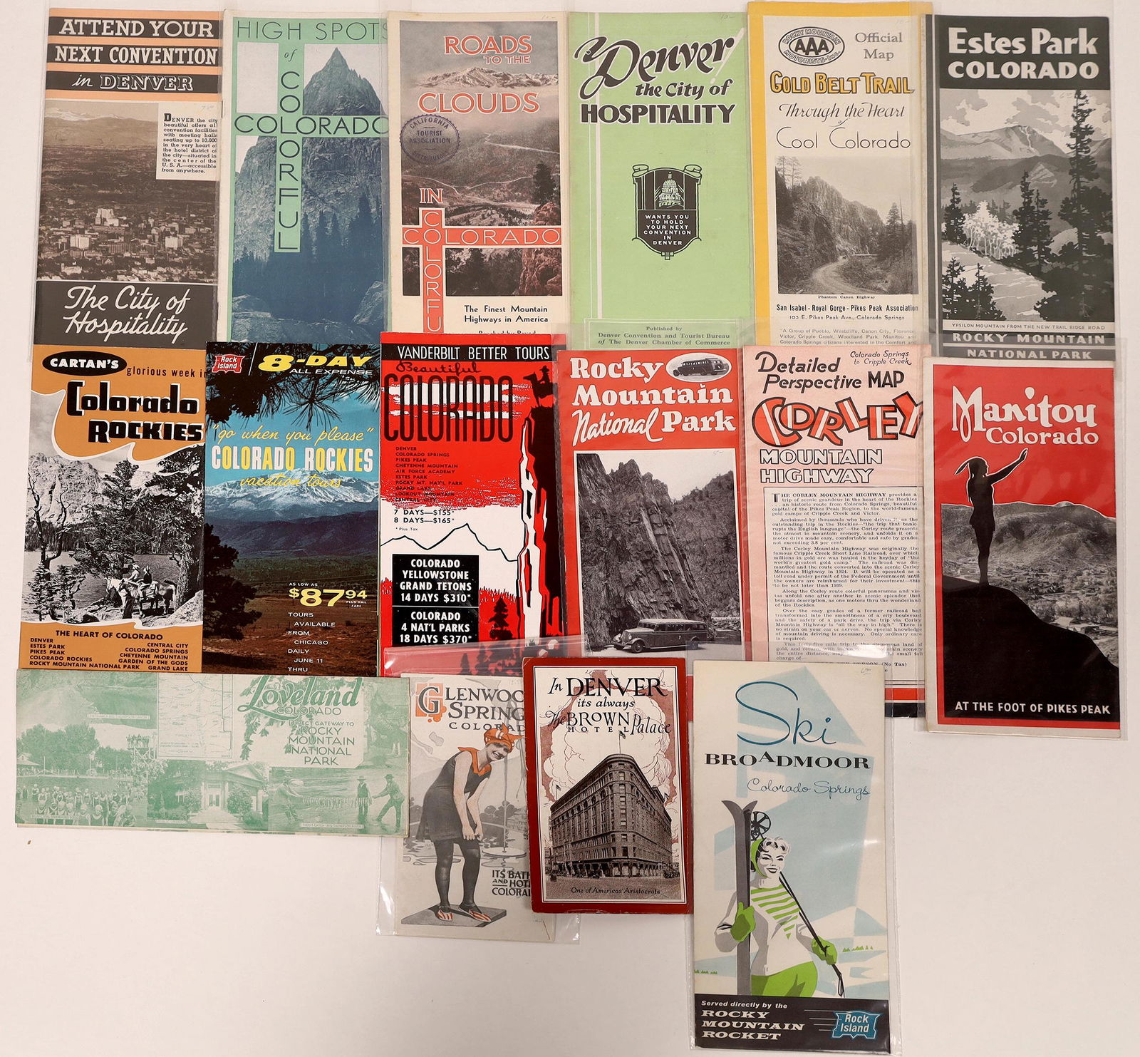 Vintage Colorado Travel Brochures [135068]