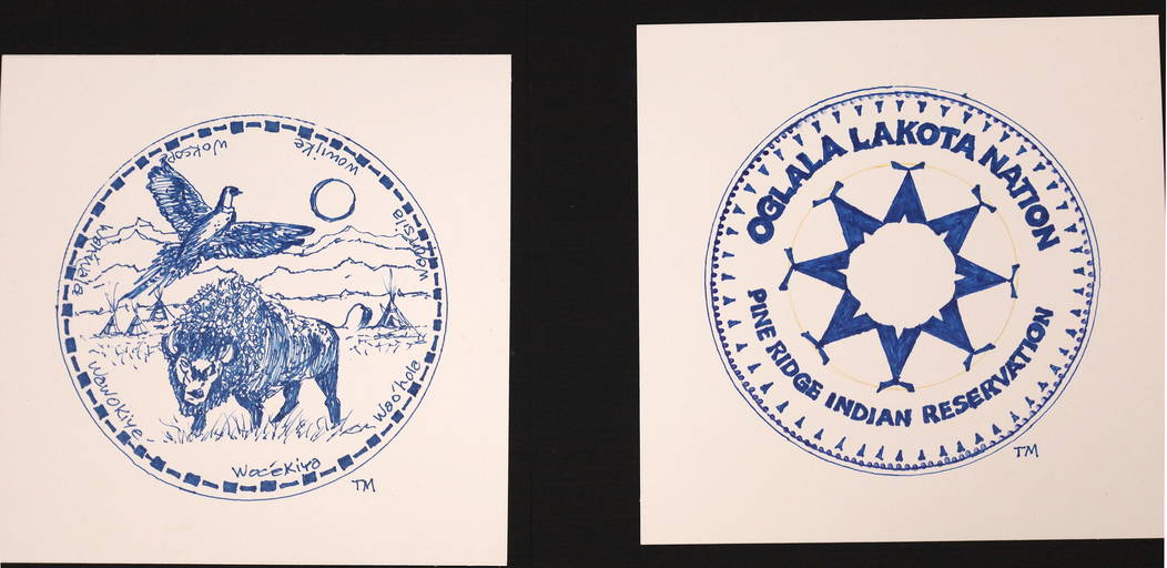 Oglala Sioux Design For Pine Ridge Reservation Coin