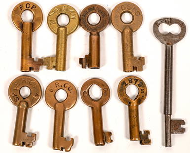 B&o Railroad Repair Track Lock & Key