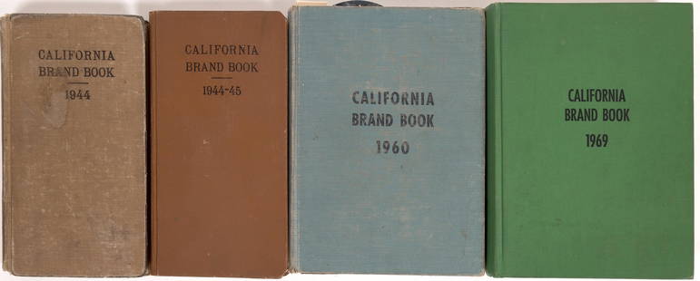 California Cattle Brand Book Collection (4) [143878]