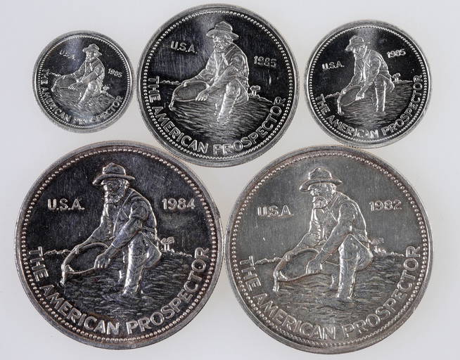 Engelhard American Prospector Silver Rounds [146044] (#2372) on Feb 25 ...