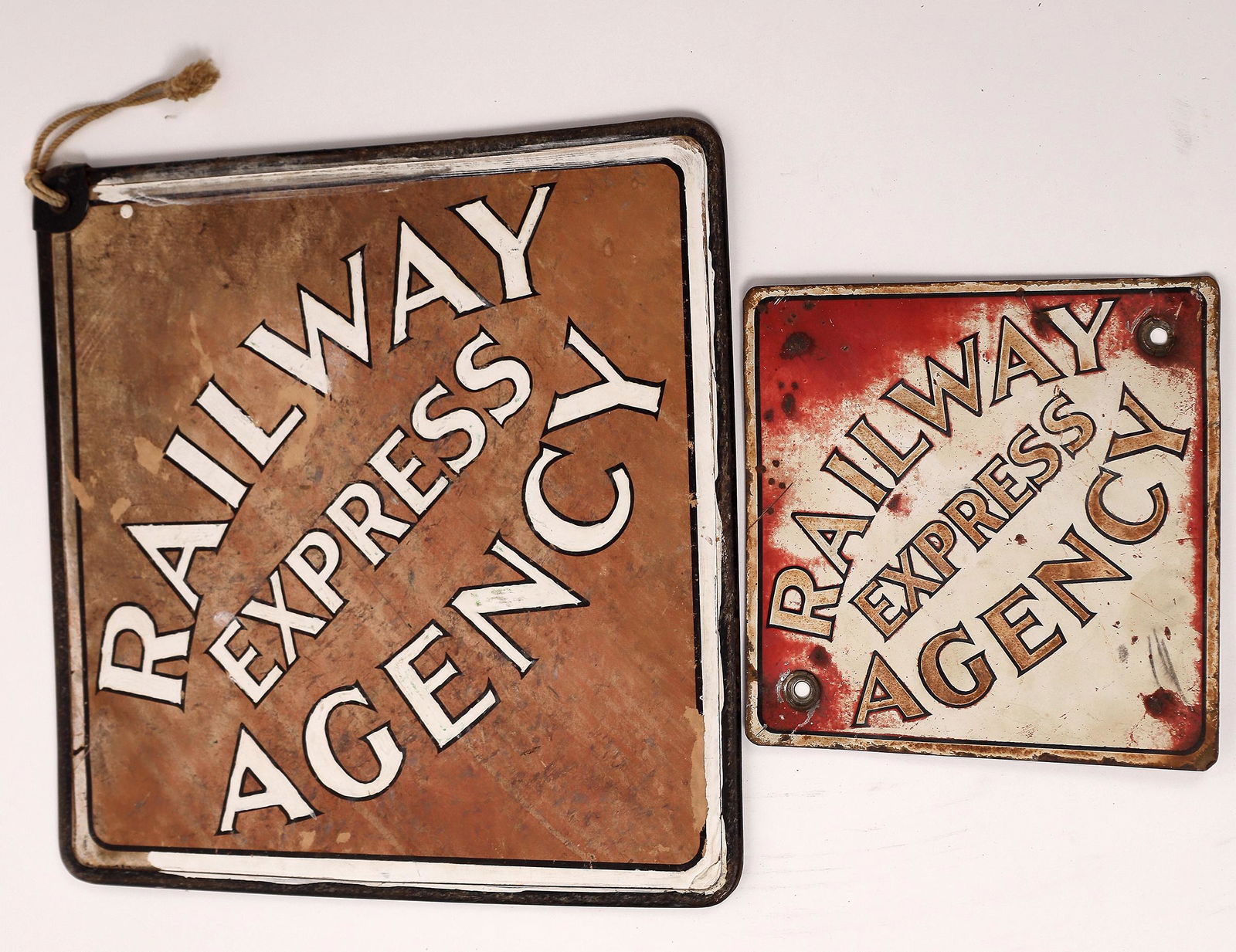 Railway Express Agency Signs (2) [153609]
