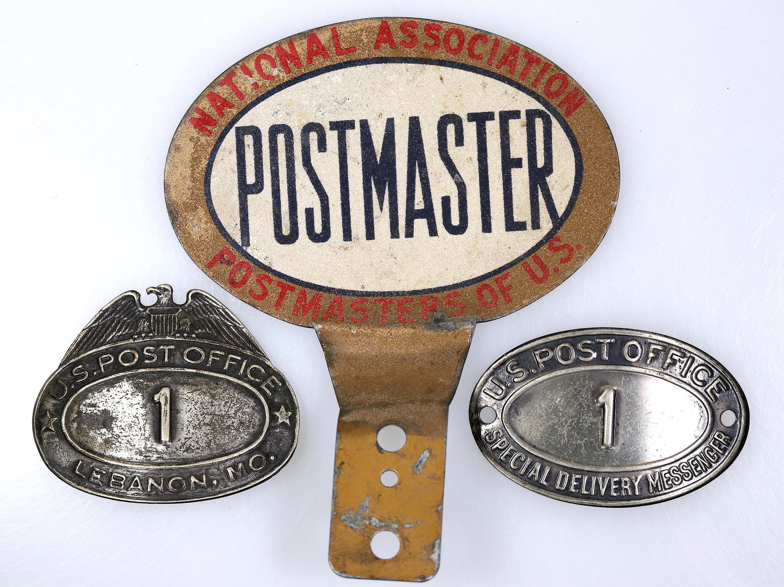 Postal Service Hat Badges and Postmaster Shield [153019] - Aug 26, 2022 ...