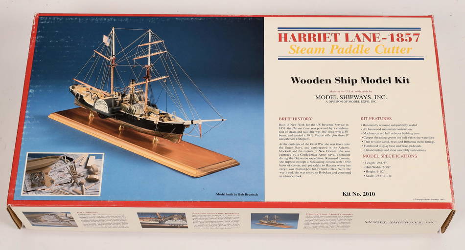 Harriet Lane Steamer Model Ship By Model Shipways, Nib [159438]