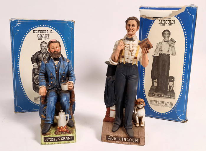 Abe Lincoln & Us Grant Mccormick Decanters [160637]
