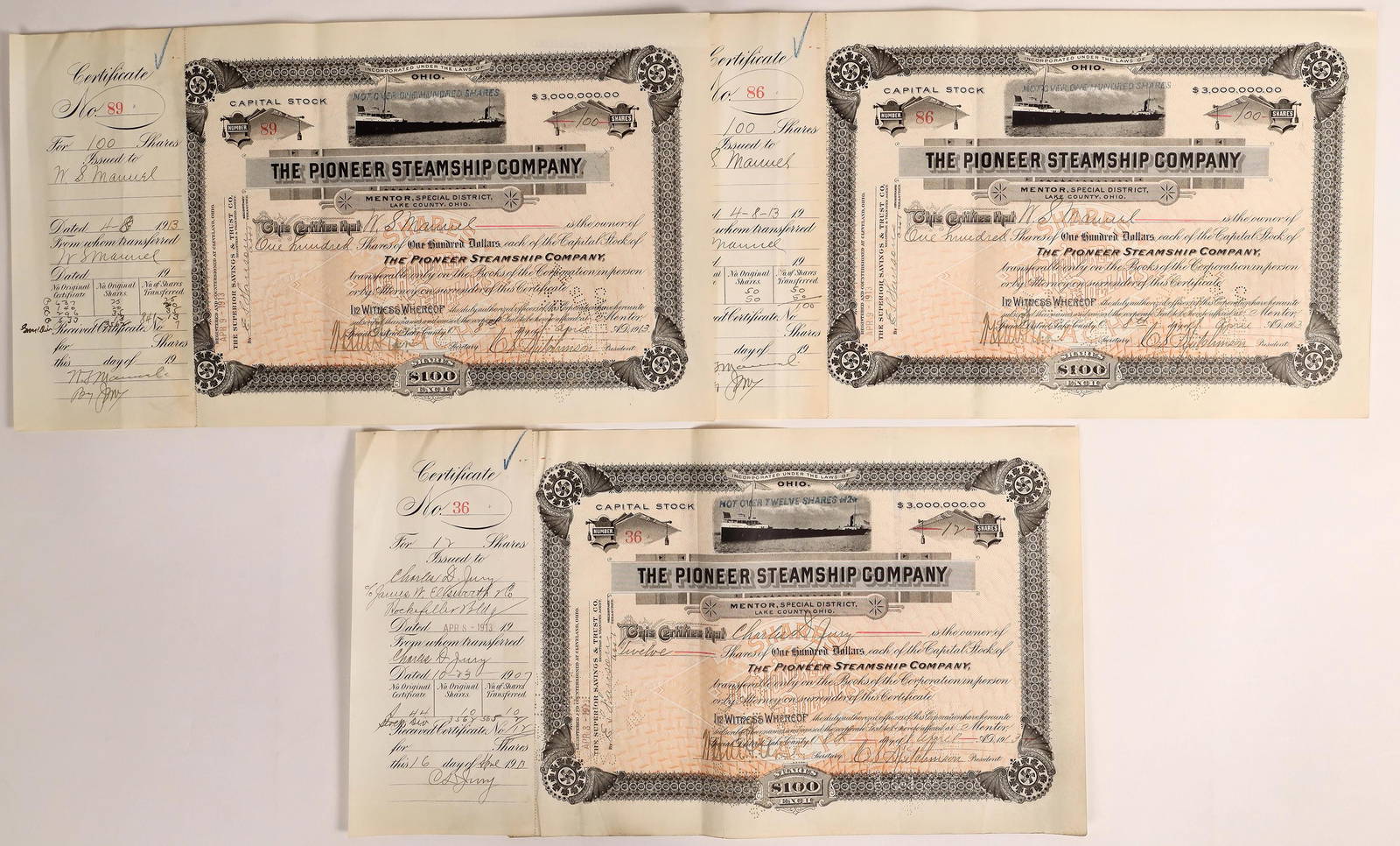 Old Stocks, Bonds & Bank Certificates for Sale - Page 9
