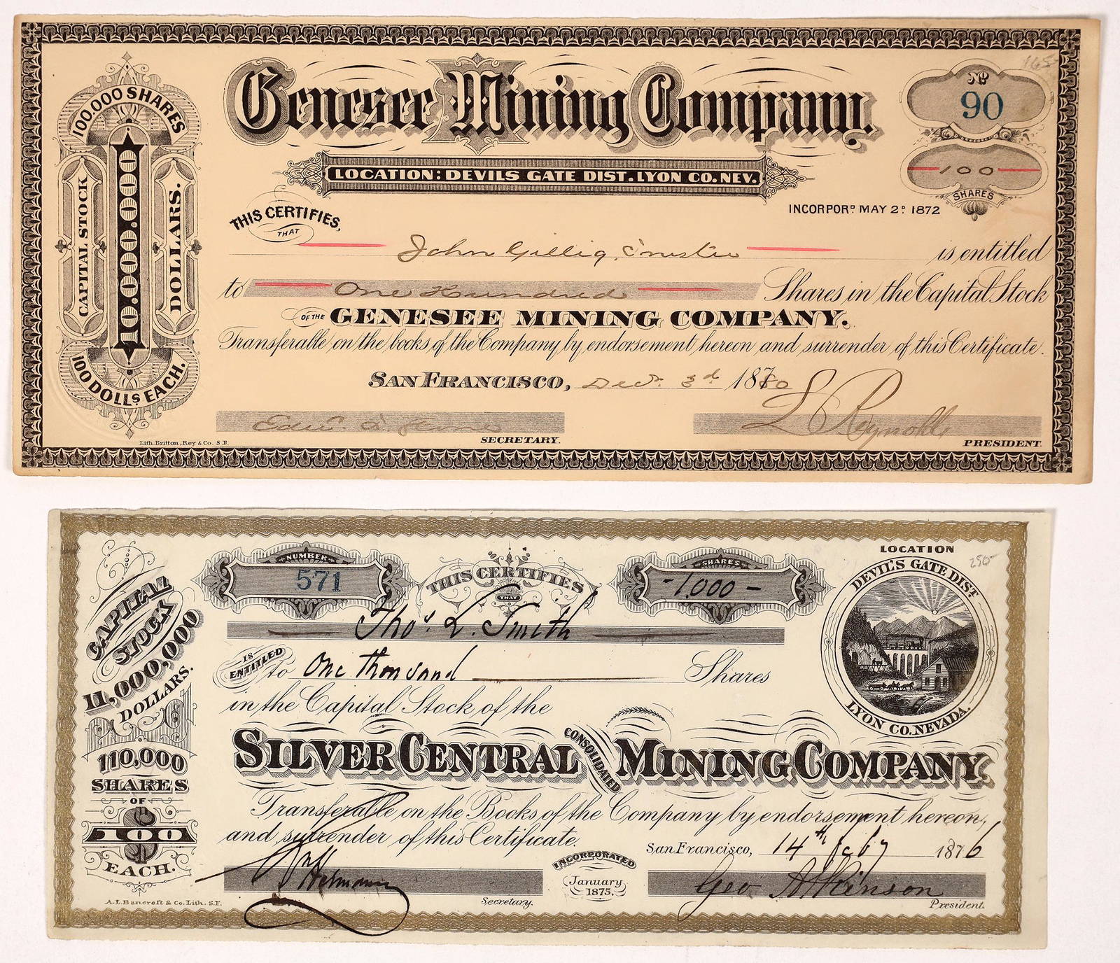 Old Stocks, Bonds & Bank Certificates for Sale - Page 19