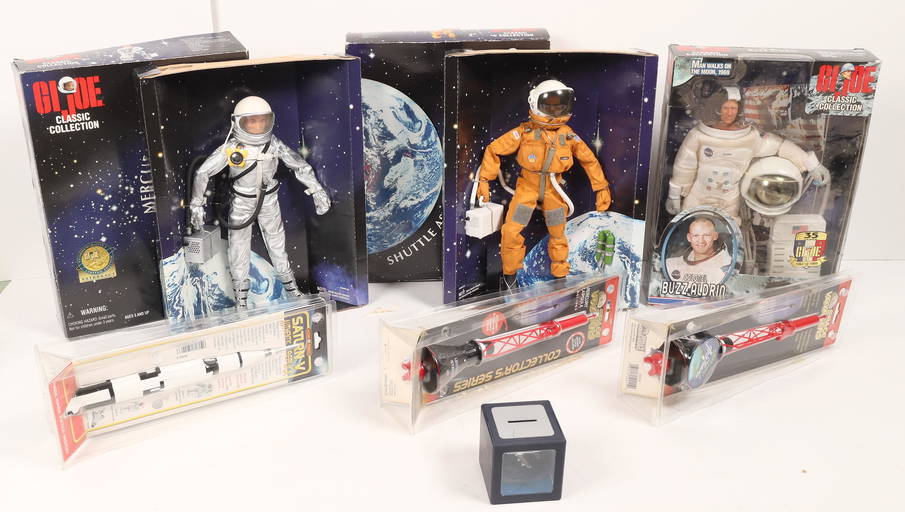 Mercury Space Gi Joe Figures And Shuttles [148435]