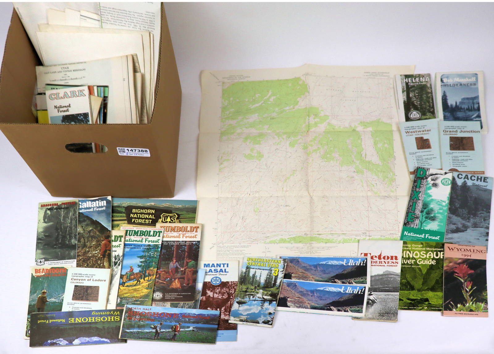 Box Of Assorted Maps [147388] Auction