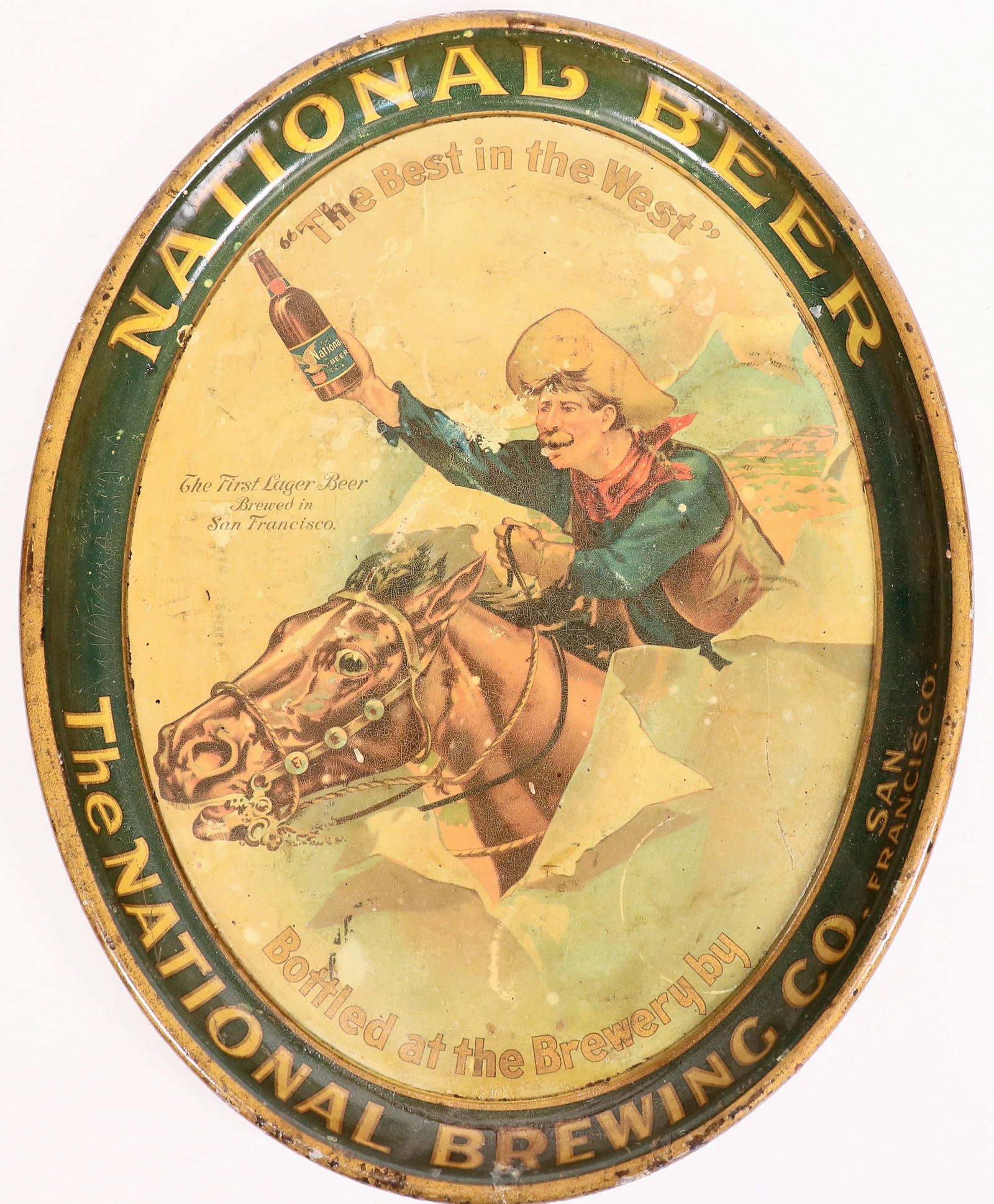 National Brewing Co. Beer Tray [170383] Auction