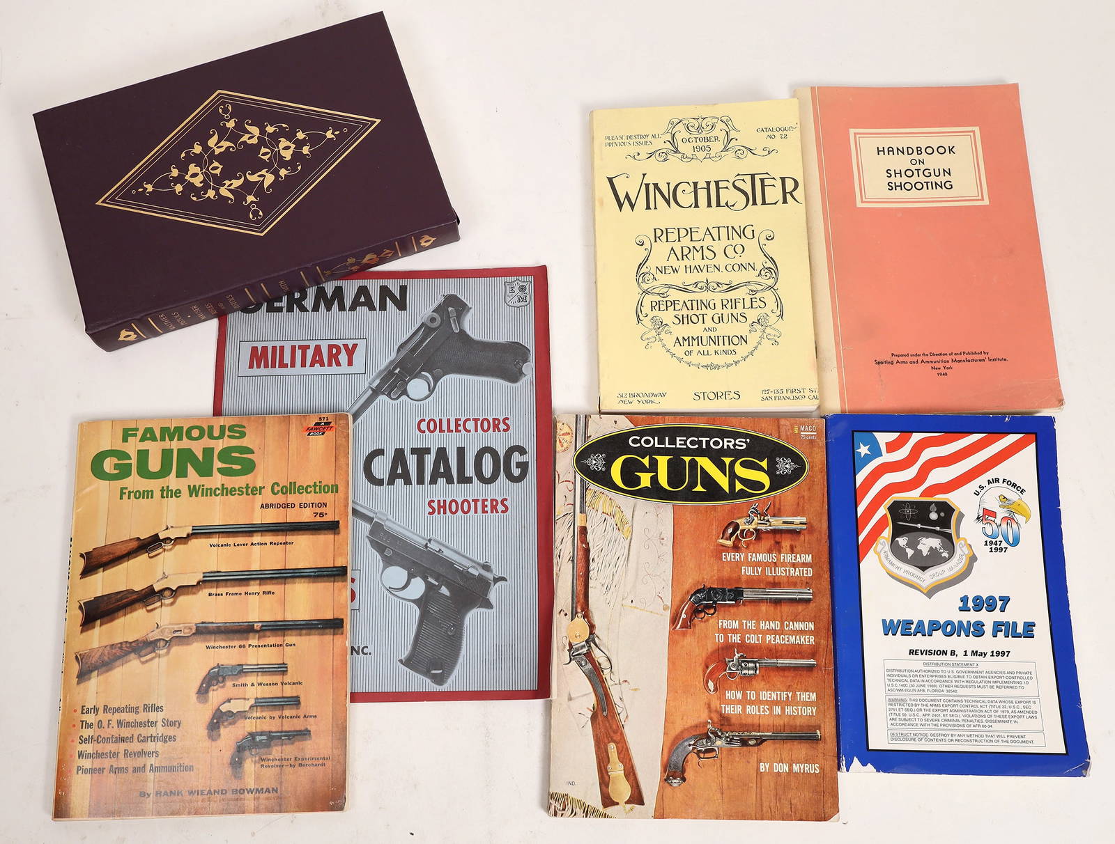 Firearms Books Winchester, Mauser, Walter And More [169841] Auction