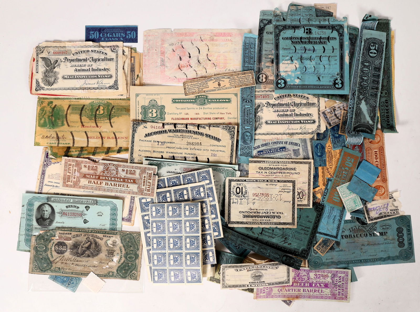 Revenue Stamp/tax Stamp Collection [176220] Auction