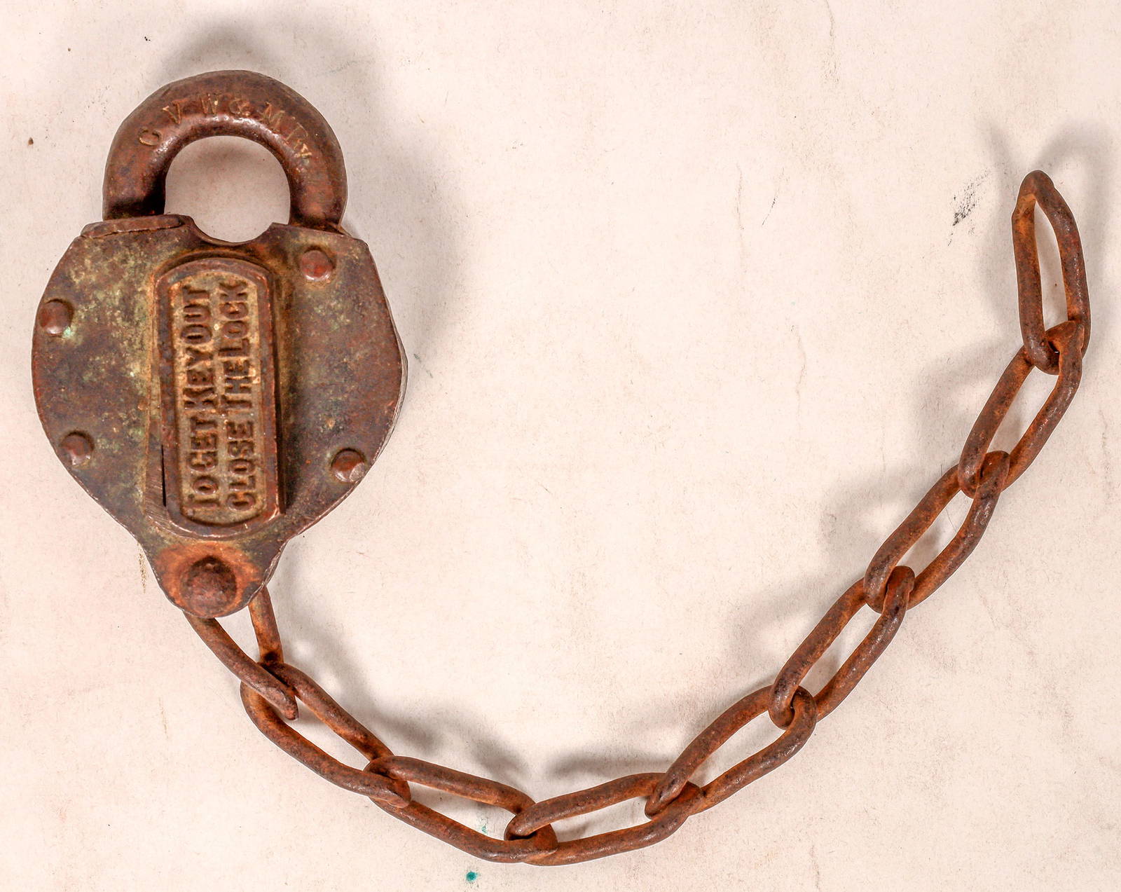 Cvw&m Railway Lock [154824] Auction