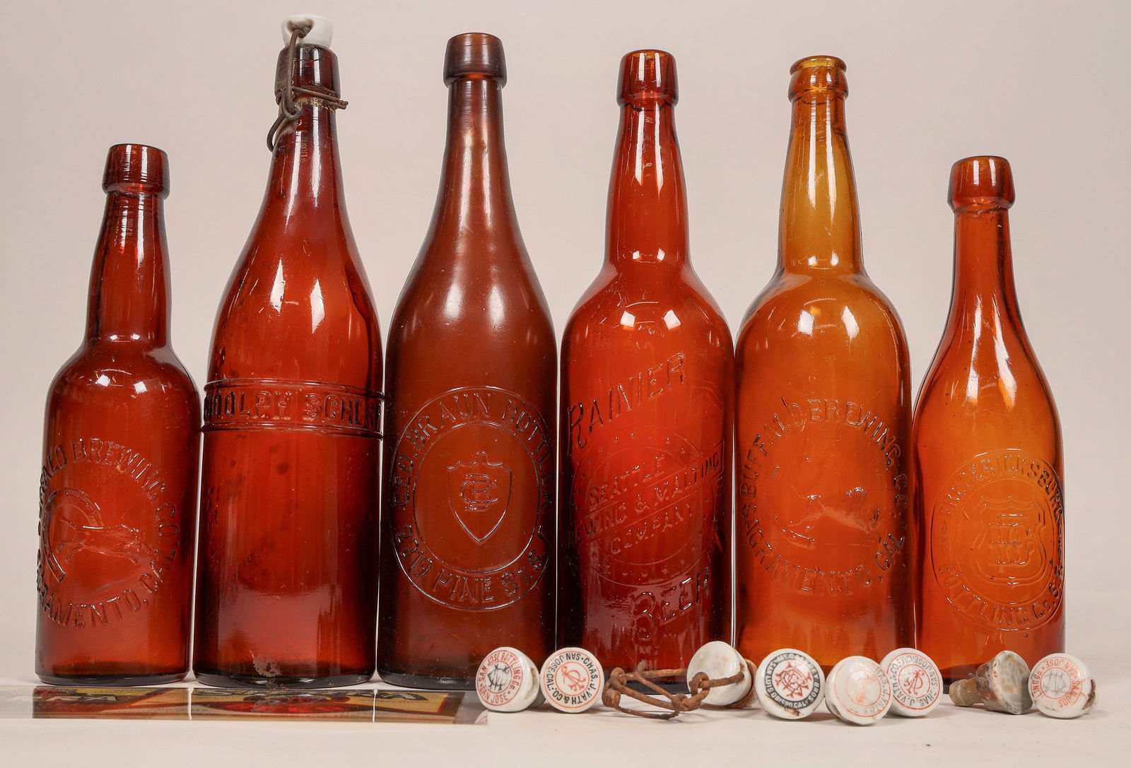 Western Beer Bottle Group (16) [181018] Auction