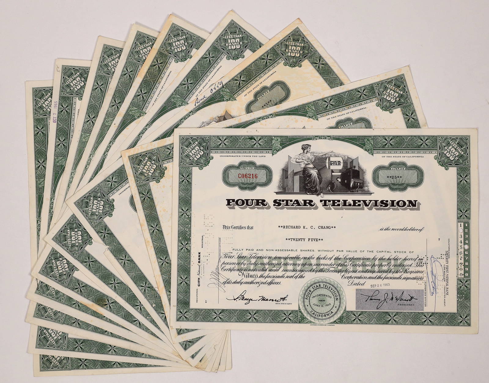 Tv - Four Star Television Stocks (10) [176784] Auction