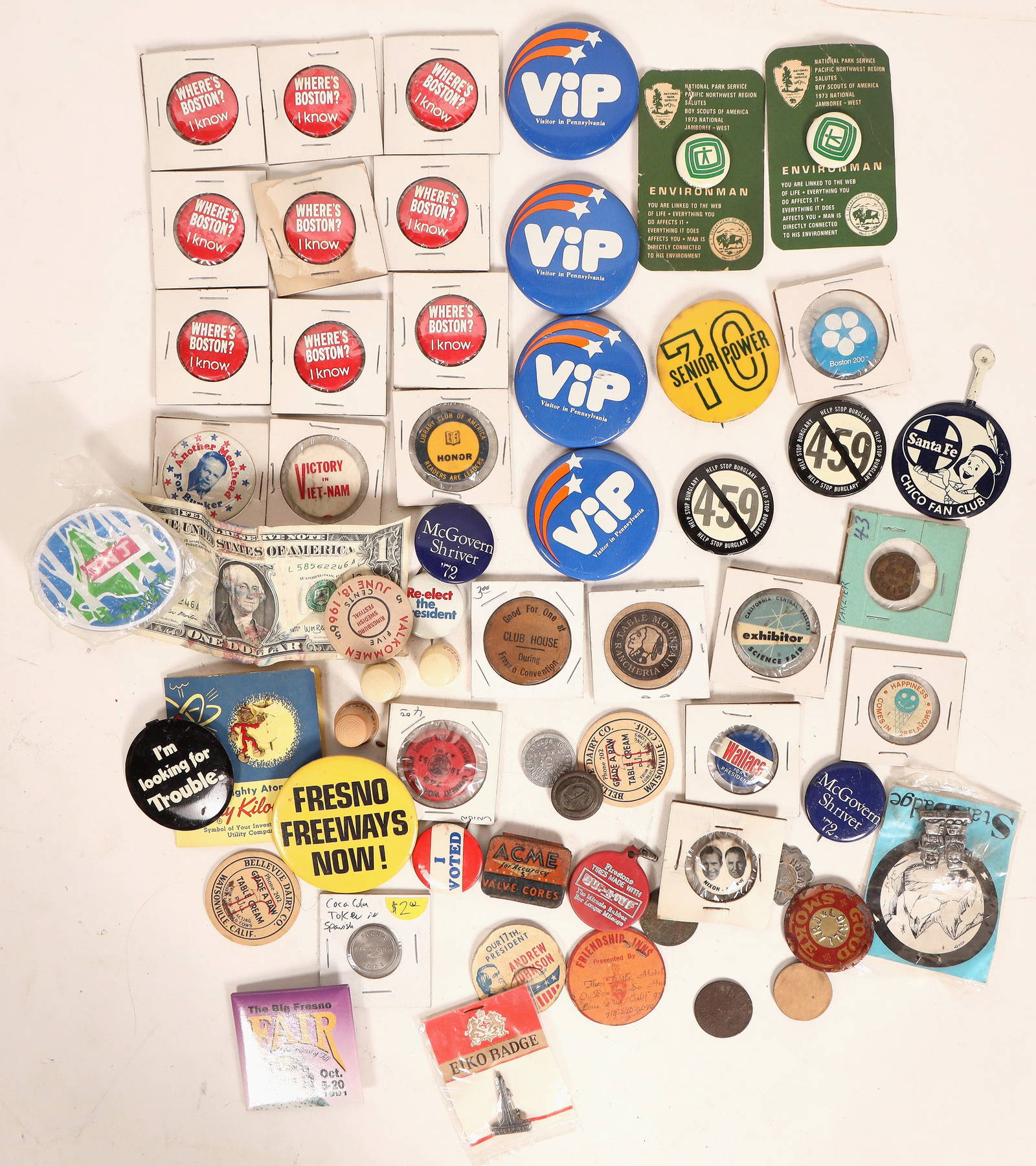 Pinback Collection [182887] Auction