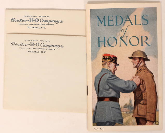 Hecker H O Medals Of Honor Booklet [183200]