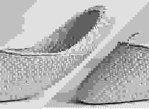 Wicker Baby Bassinet [178269] Auction