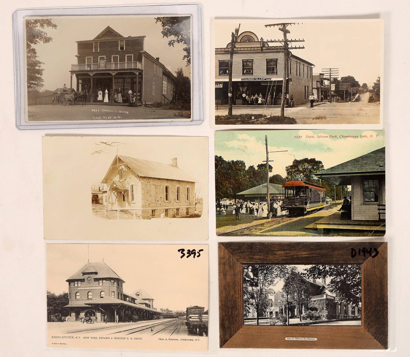 Upstate Ny Postcards 6 [187315] Auction