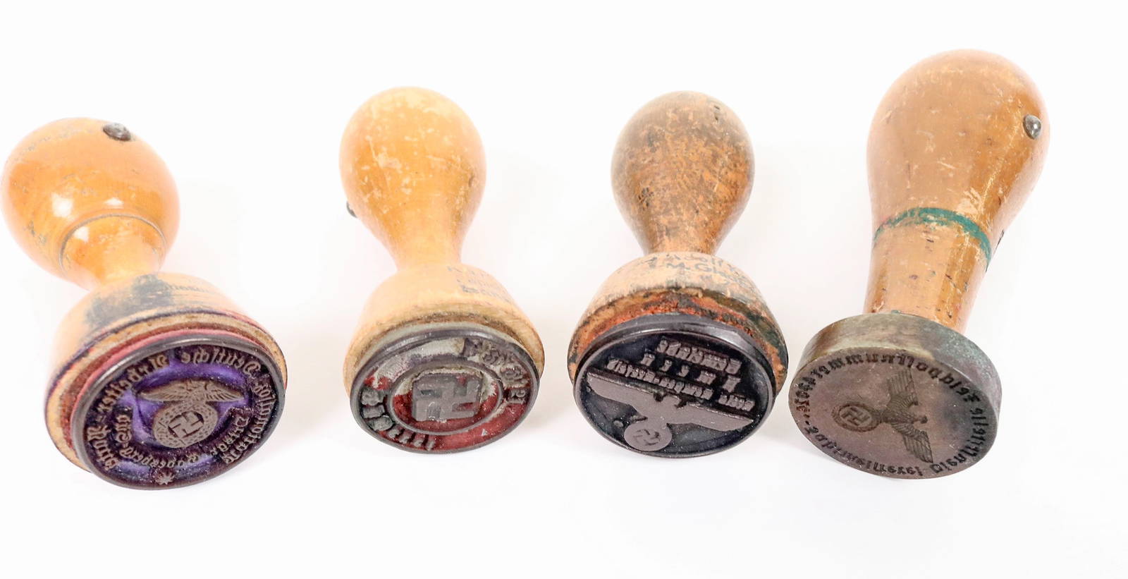 Nazi Germany Military Postal Ink Stamps (4) [189694] Auction