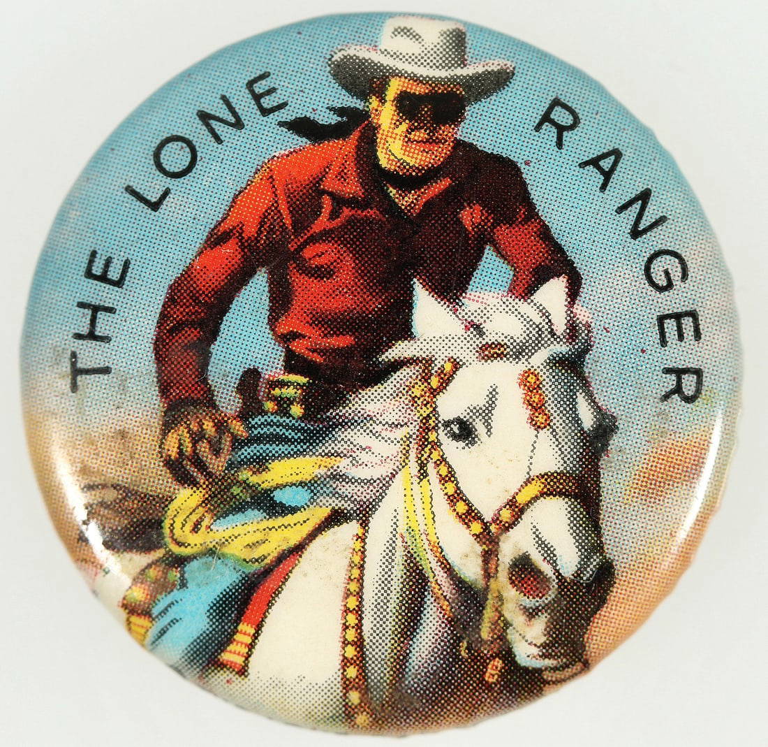 Rare 'lone Ranger' Pinback [198319] - Jul 13, 2025 | Holabird Western ...