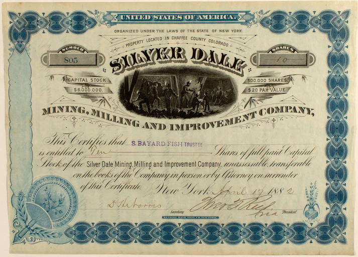Silver Dale Mining, Milling And Improvement Stock