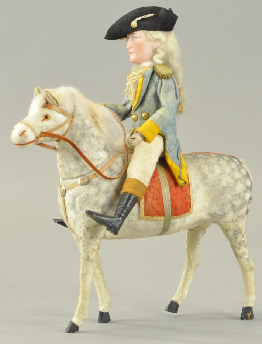 George Washington On Horse Candy Container