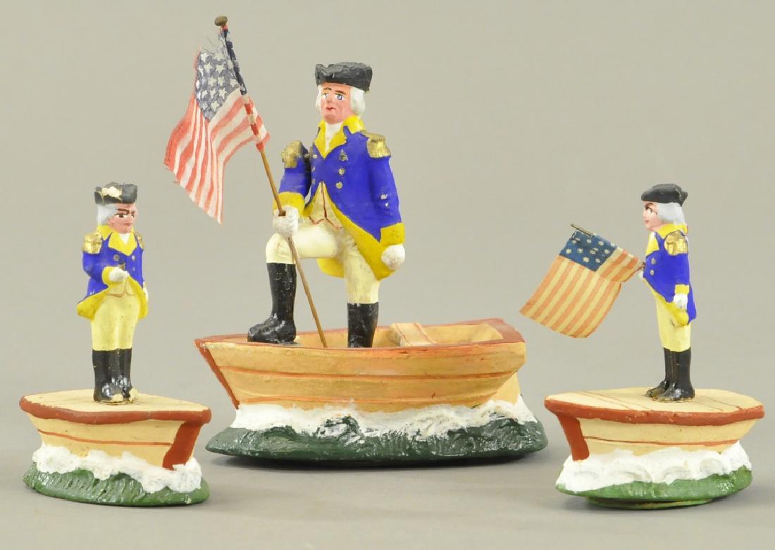 Three George Washington Figures