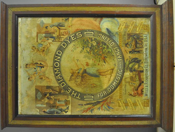 Early Diamond Dyes Cabinet